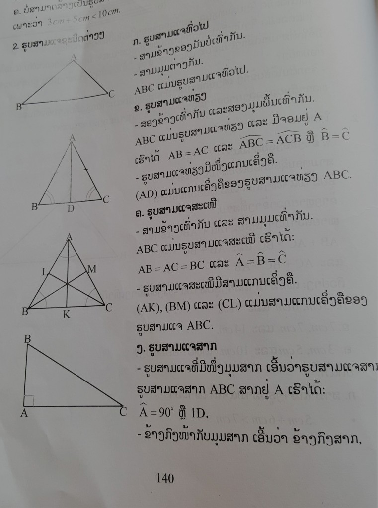 Mathematics - the latest addition to the project - The Laos Experience 🇱🇦🇩🇪